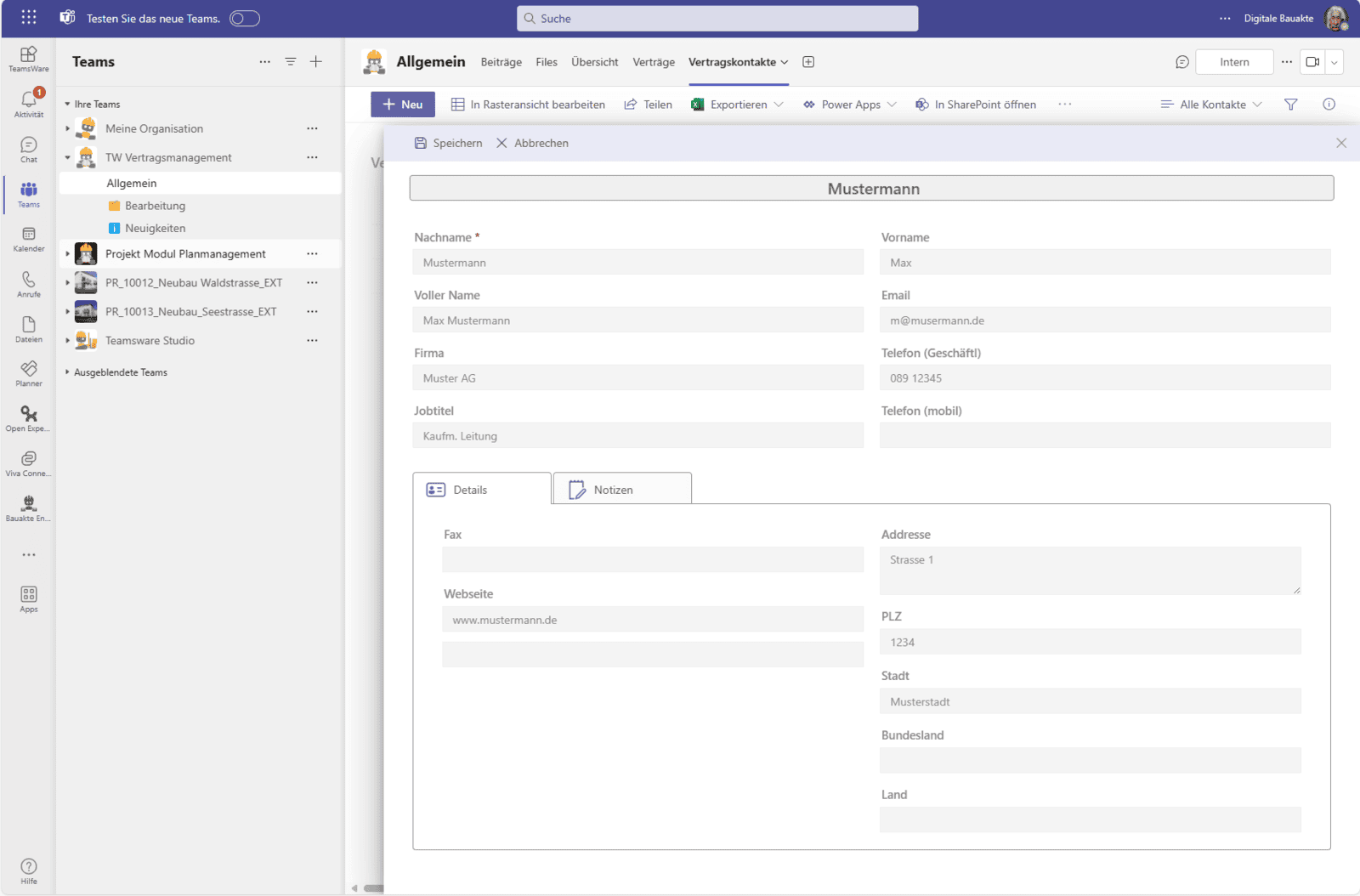 Vertragsmanagement | Teamsware